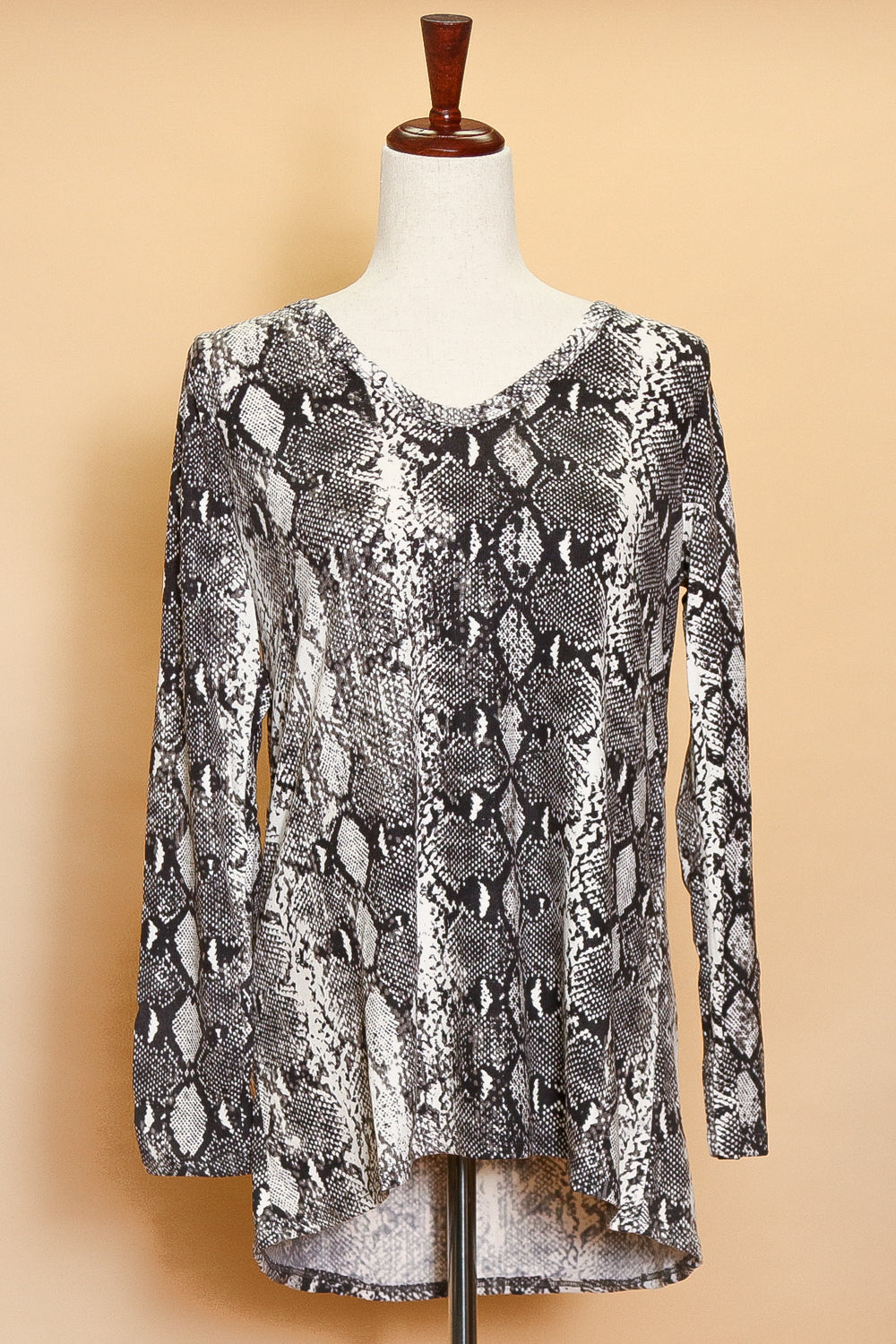 Snake Skin Long Sleeve Top (4pc)