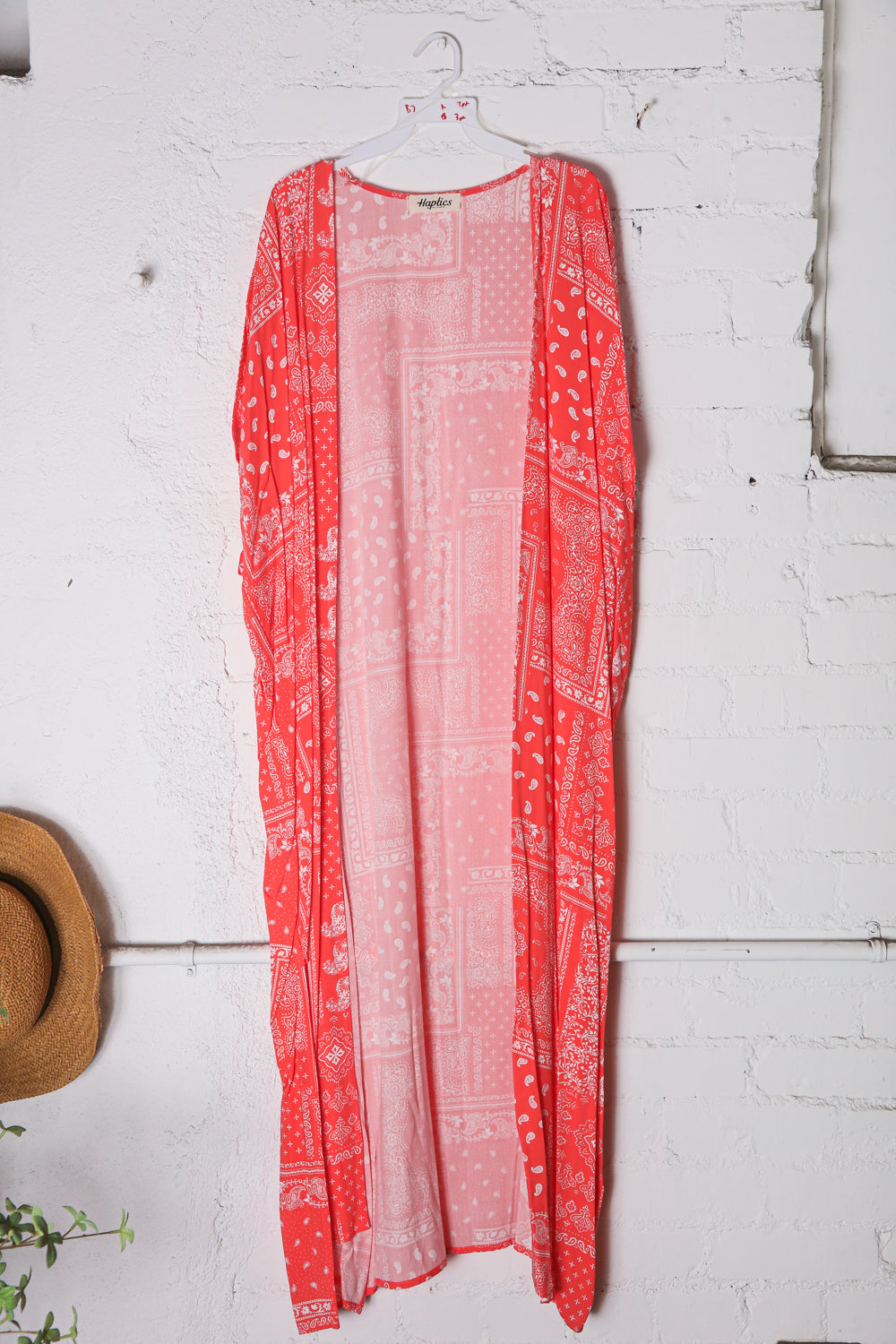 Plus Paisley Bohemian Rayon Challis Maxi Cardigan
