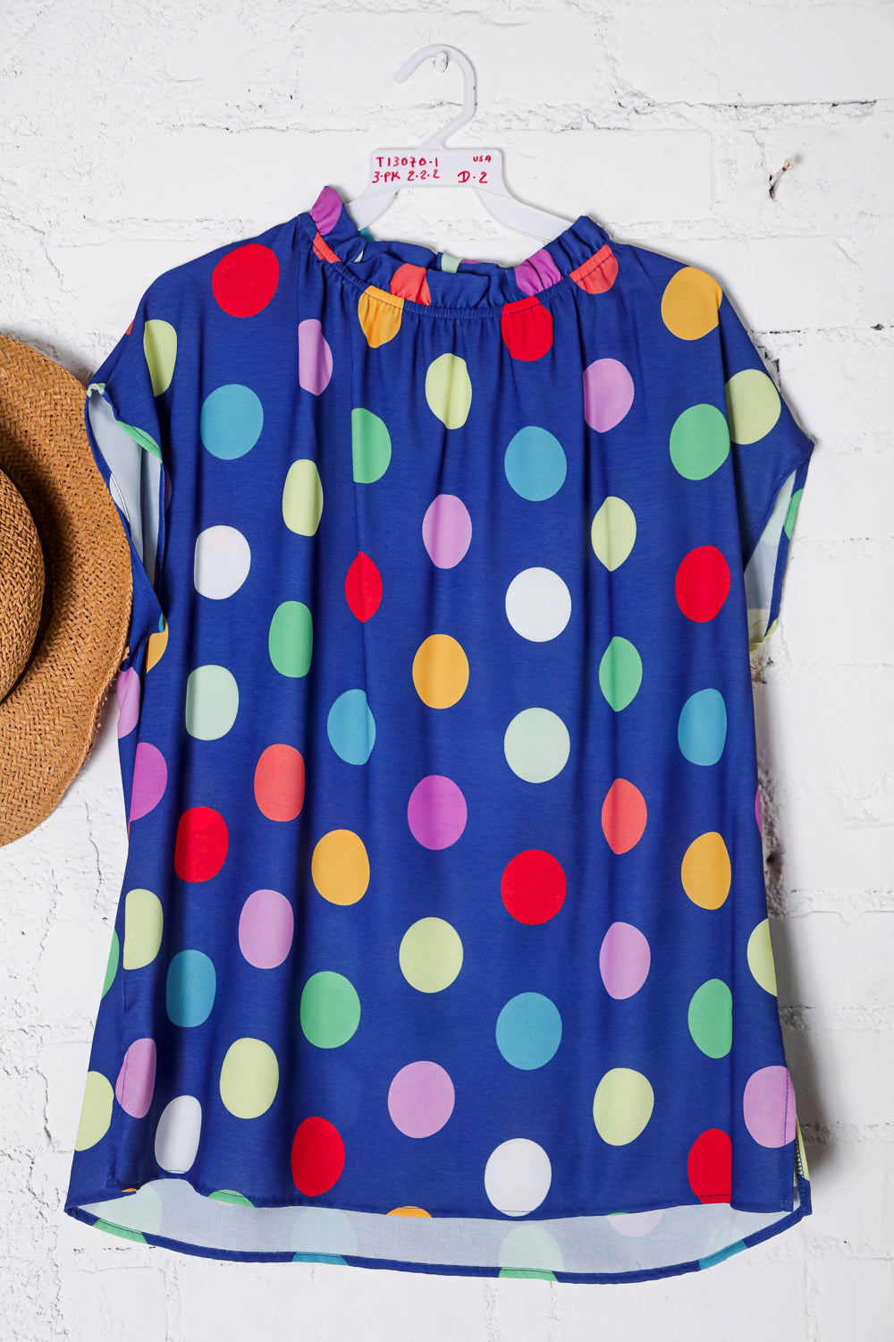 Royal Multi Dotted Top