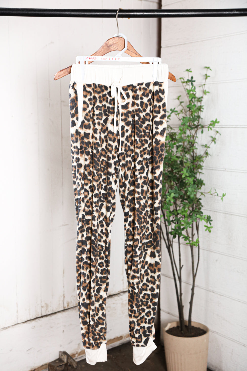 Animal Tie Waist Sweatpants