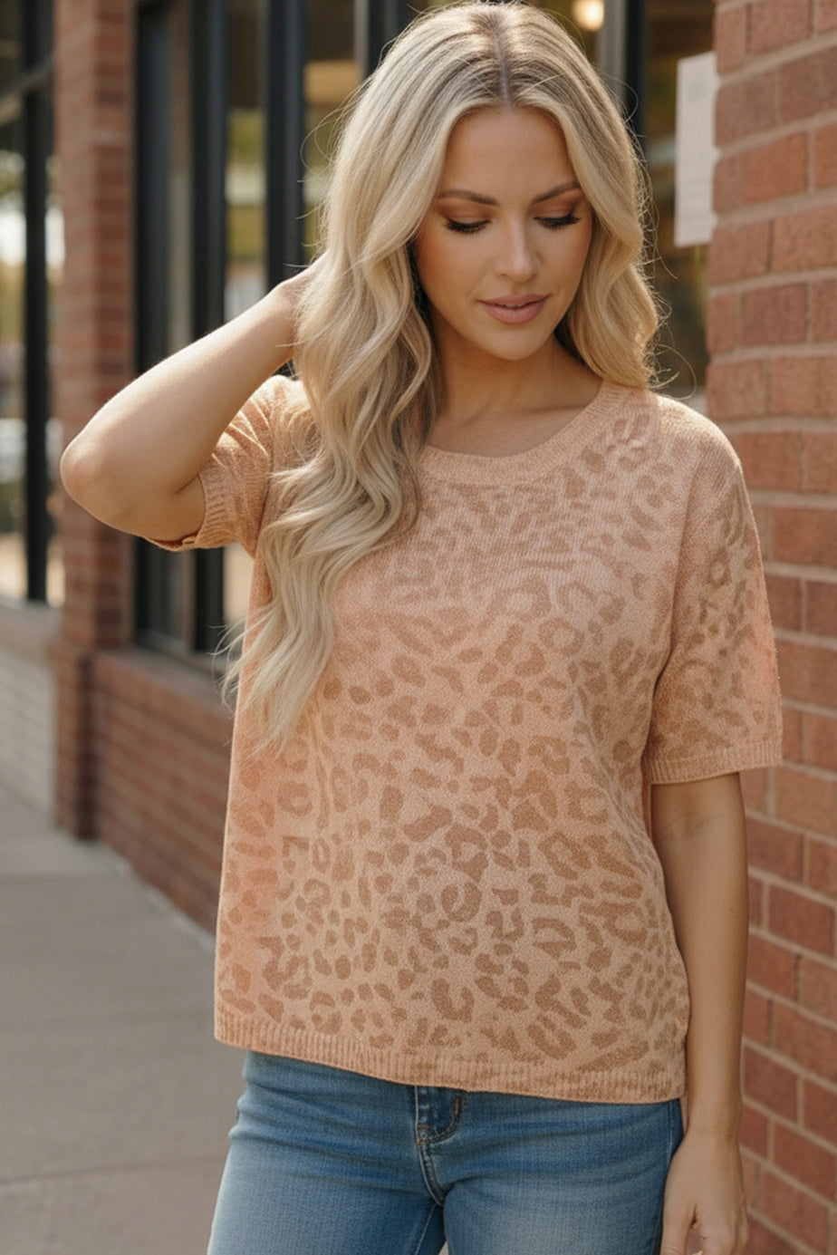 Blush Animal Blouse