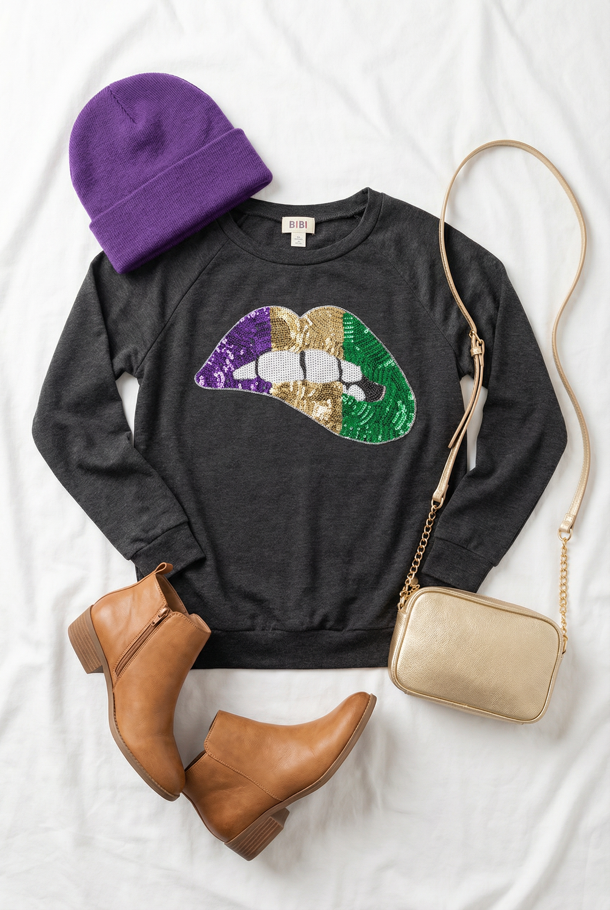 Mardi Gras Sweater